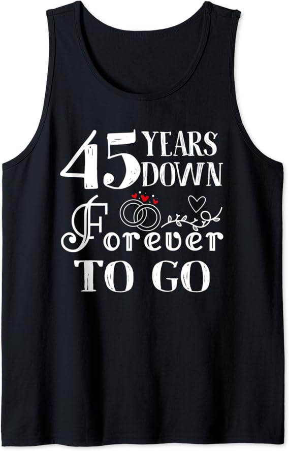 Amazon 45 Years Down Forever To Go Couple 45th Wedding Anniversary amazon-45-years-down-forever-to-go-couple-45th-wedding-anniversary